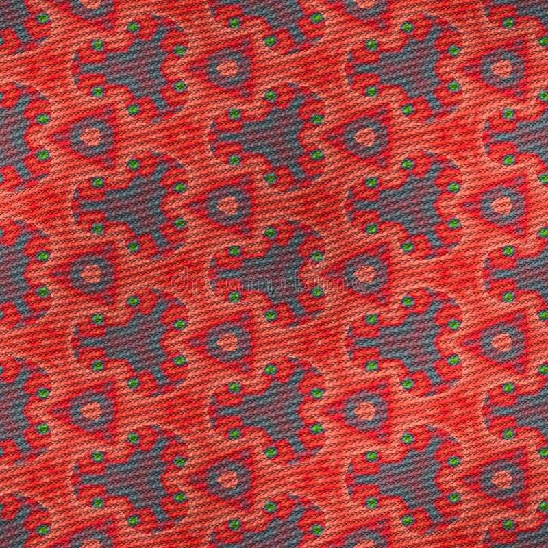 Seamless Decorative Cloth Pattern Tile Stock Illustration ...