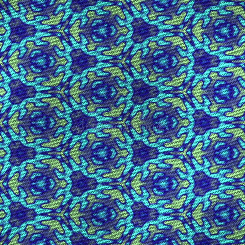 Seamless Decorative Cloth Pattern Tile Stock Illustration ...