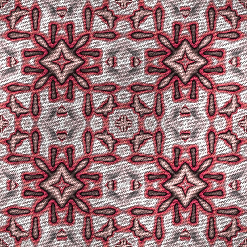 Seamless Decorative Cloth Pattern Tile Stock Illustration ...