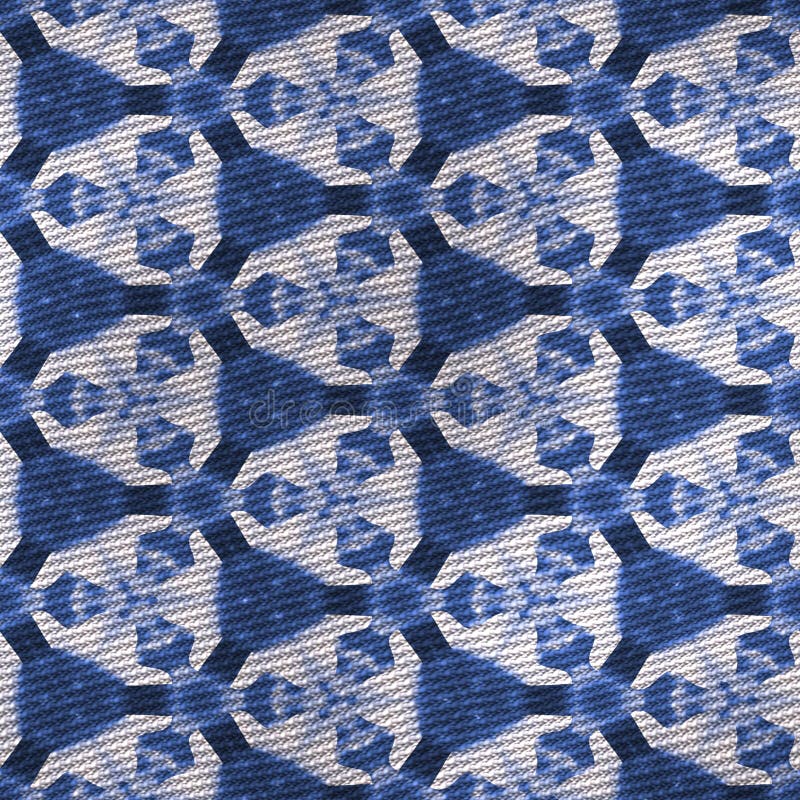 Seamless Decorative Cloth Pattern Tile Stock Illustration ...