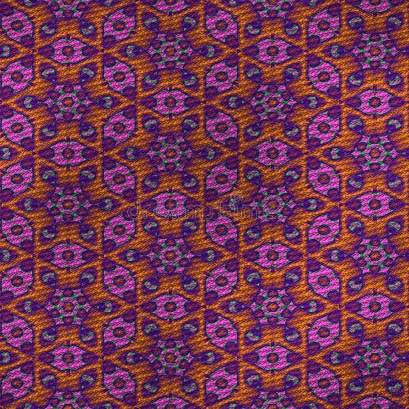 Seamless Decorative Cloth Pattern Tile Stock Illustration ...