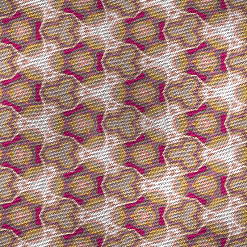 Seamless Decorative Cloth Pattern Tile Stock Illustration ...