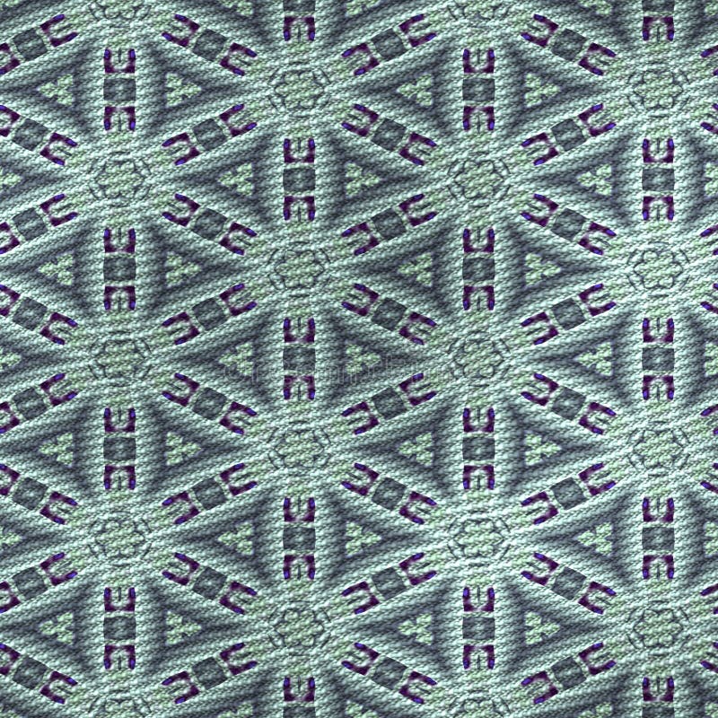 Seamless Decorative Cloth Pattern Tile Stock Illustration ...