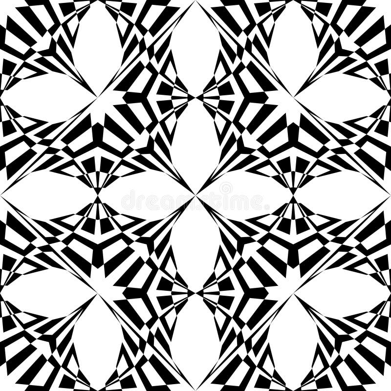 Seamless Decorative Cross Pattern Stock Vector - Illustration of line ...