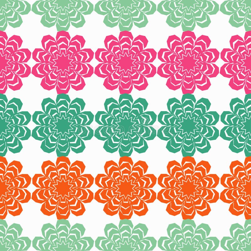 Seamless Decorative Floral Background. Textile Rapport. Stock ...