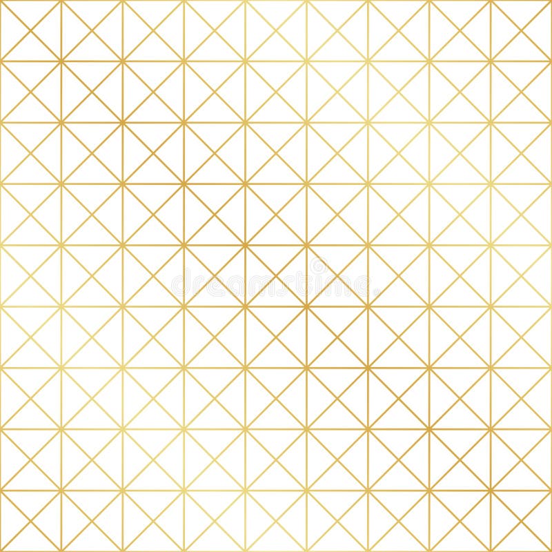 Seamless Decorative Geometric Line Pattern Background Stock ...