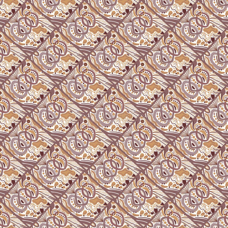 Seamless Decorative Modern Texture. Vector Illustration. Colorful ...