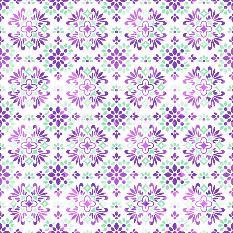 Seamless Decorative Pattern Stock Vector - Illustration of background ...