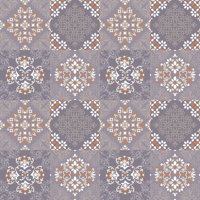 Seamless Decorative Patterns Stock Vector - Illustration of seamless ...