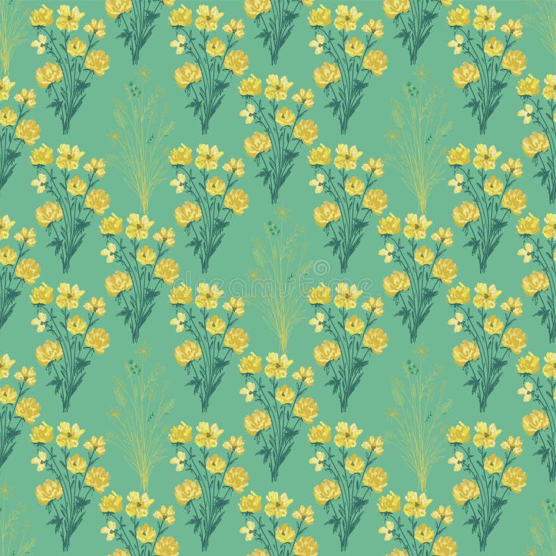 Seamless Decorative Pattern. Repeated Modern Background for Wallpaper ...