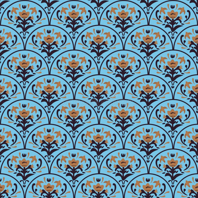 Seamless Decorative Patterns Stock Vector - Illustration of seamless ...