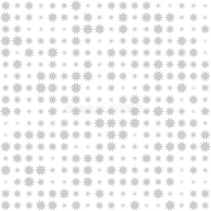 Seamless Decorative Pattern With Stars Stock Vector Illustration Of