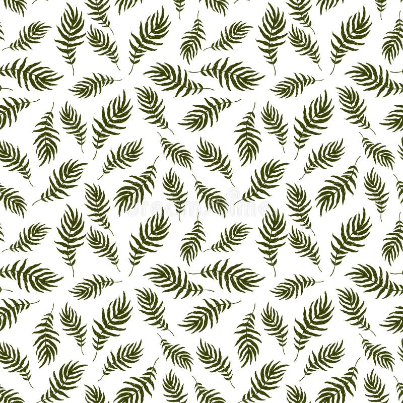 Seamless Decorative Stylized Leaf Pattern in Light, Bright Colors Stock ...