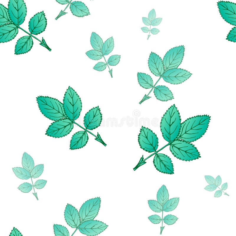 Seamless Decorative Template Texture with Green Leaves. Stock Vector ... Seamless Decorative Template Texture with Green Leaves. Stock Vector ...