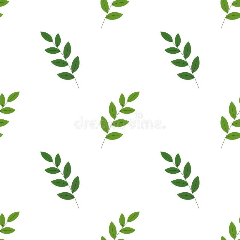 Seamless Decorative Template Texture with Green Leaves. Seamless Leaf ... Seamless Decorative Template Texture with Green Leaves. Seamless Leaf ...