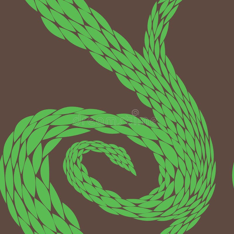 Seamless Decorative Texture of Green Snake Skin Stock Illustration ...