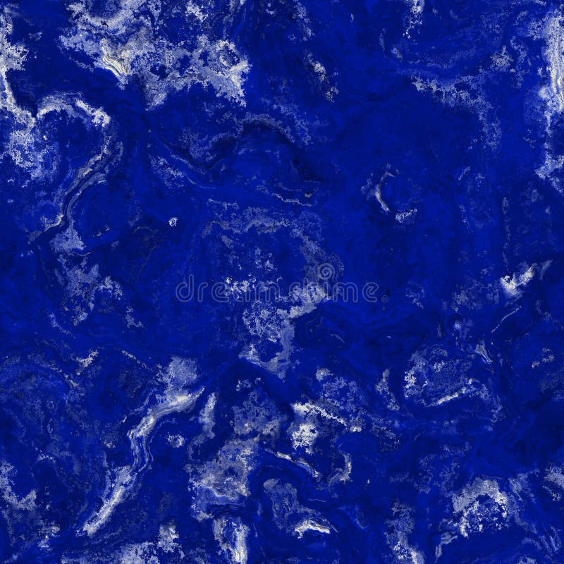 Seamless Deep Blue Lapis Lazuli Pattern Stock Illustration ...