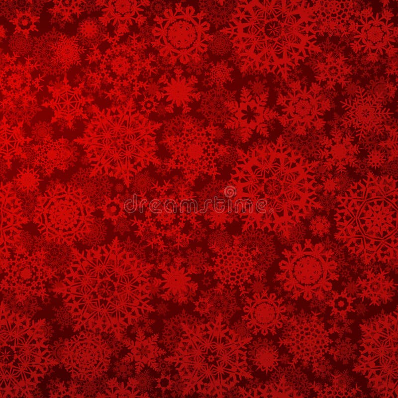 Seamless Deep Red Christmas. EPS 10 Stock Vector - Illustration of ...