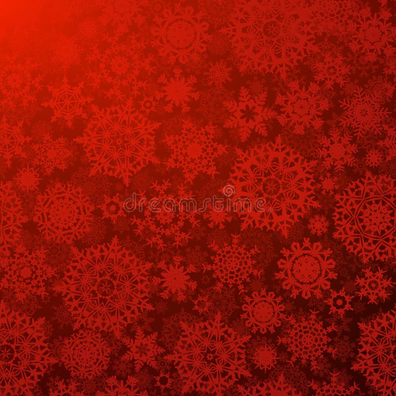 Seamless Deep Red Christmas Pattern. EPS 10 Stock Vector - Illustration ...