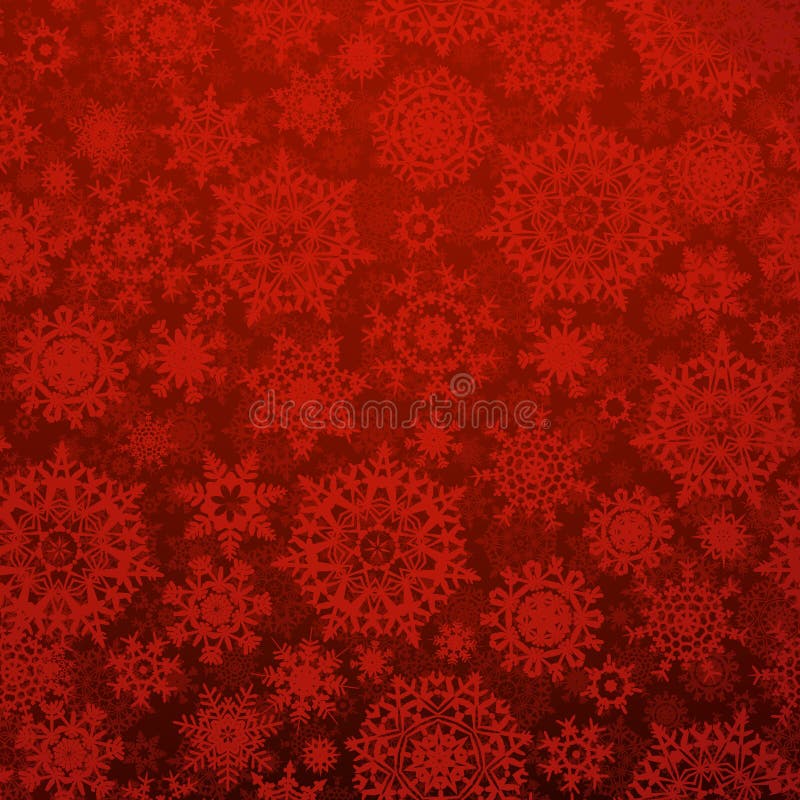 Seamless Deep Red Christmas Pattern. EPS 10 Stock Vector - Illustration ...