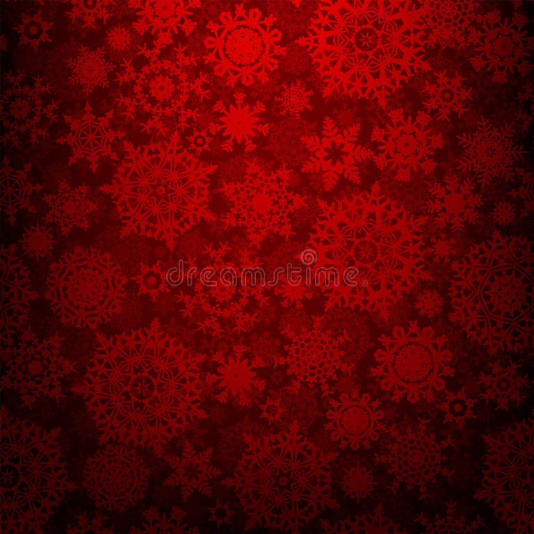 Seamless Deep Red Christmas Texture. EPS 8 Stock Vector - Illustration ...