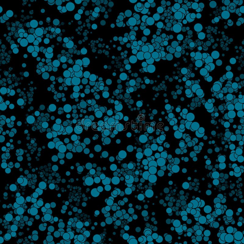 Seamless Deep Water Bubble Texture Background Stock Vector ...