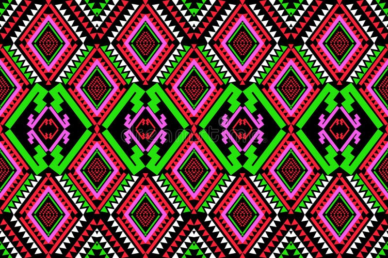 Seamless Design Pattern, Traditional Geometric Zigzag Pattern.red White ... Seamless Design Pattern, Traditional Geometric Zigzag Pattern.red White ...