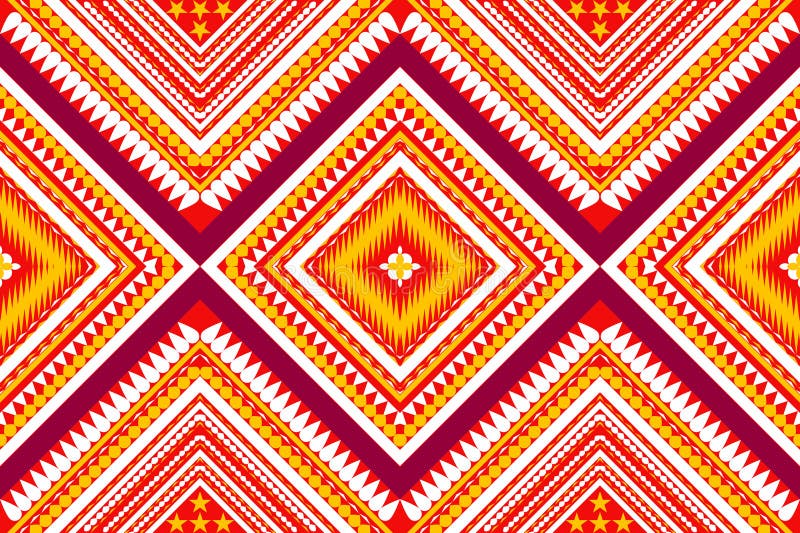 Seamless Design Pattern, Traditional Geometric Zigzag Pattern.white ...