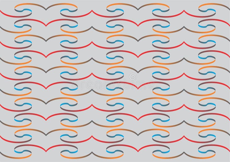 Seamless Design Pattern Vector Wave Line Seamless Pattern Cdr X6 Stock ...