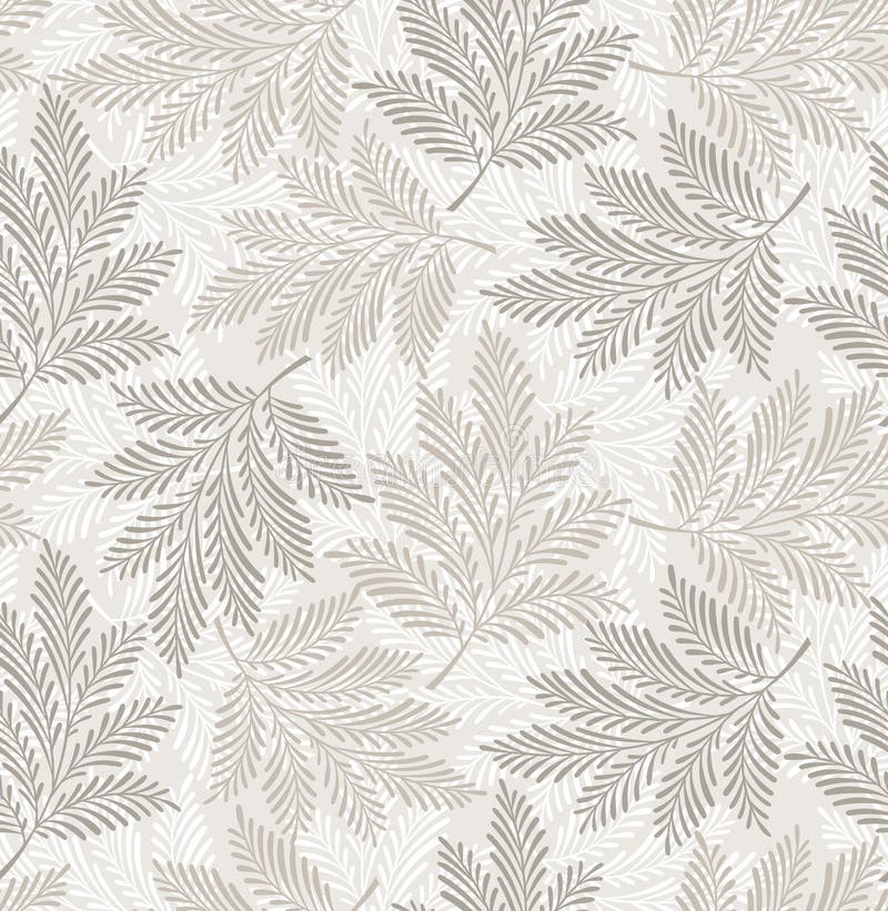 Seamless Silver Floral Royal Wallpaper Stock Vector - Illustration of ...