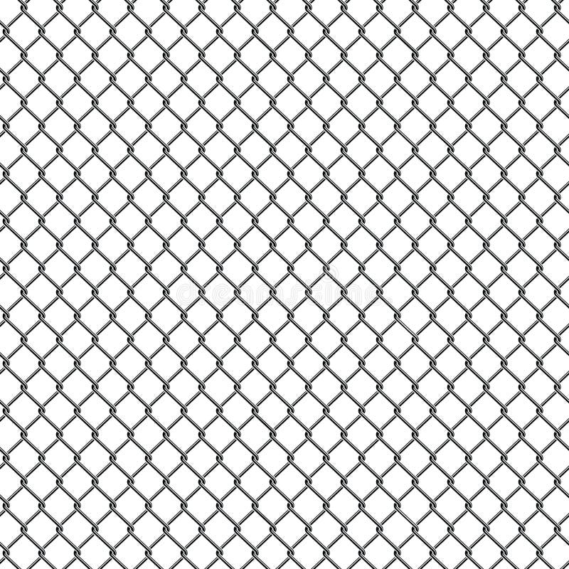 Chain Link Fence White Background Stock Illustrations – 1,651 Chain ...