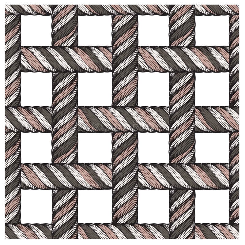 Seamless Detailed Texture of Threads Stock Vector - Illustration of ...