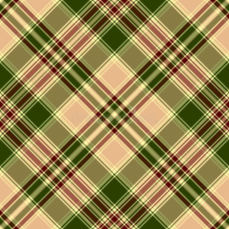 Seamless Diagonal Cross Pattern Stock Vector - Illustration of scottish ...