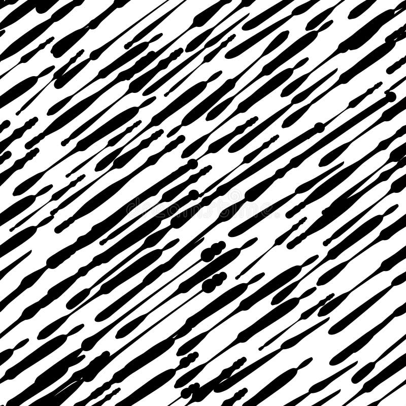 Seamless Diagonal Line Pattern. Vector Black and White Background Stock ...