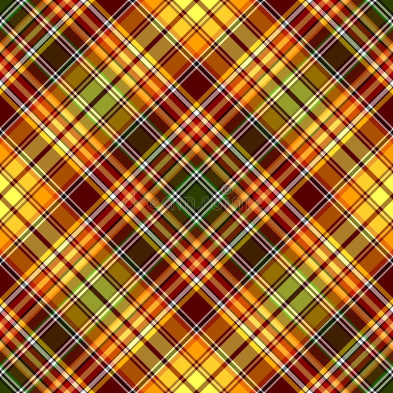 Blue Check Diagonal Seamless Fabric Texture Stock Vector - Illustration ...