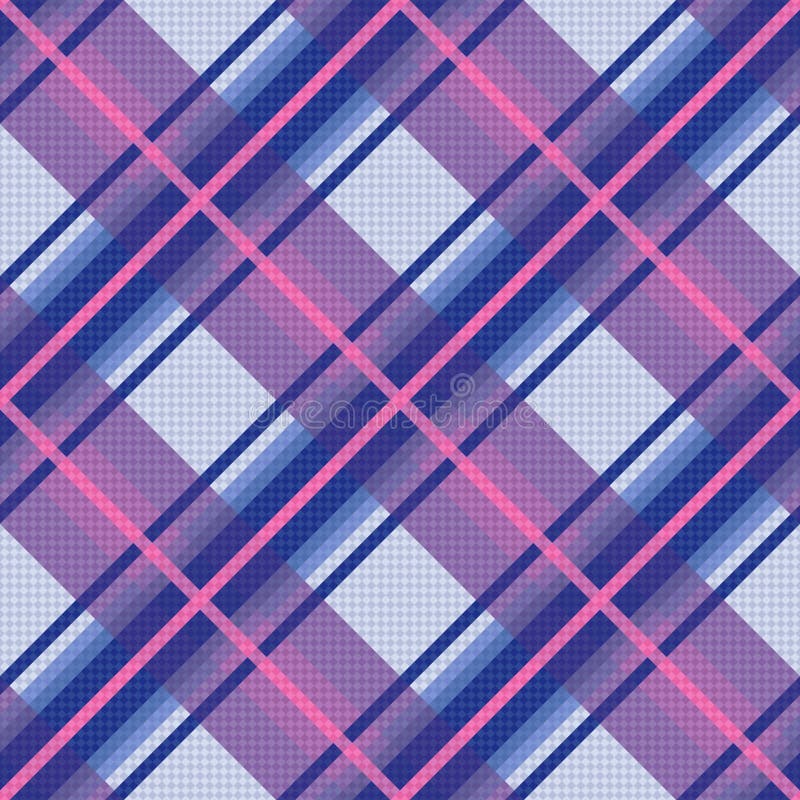 Seamless Diagonal Pattern in Violet, Blue and Pink Stock Vector ...