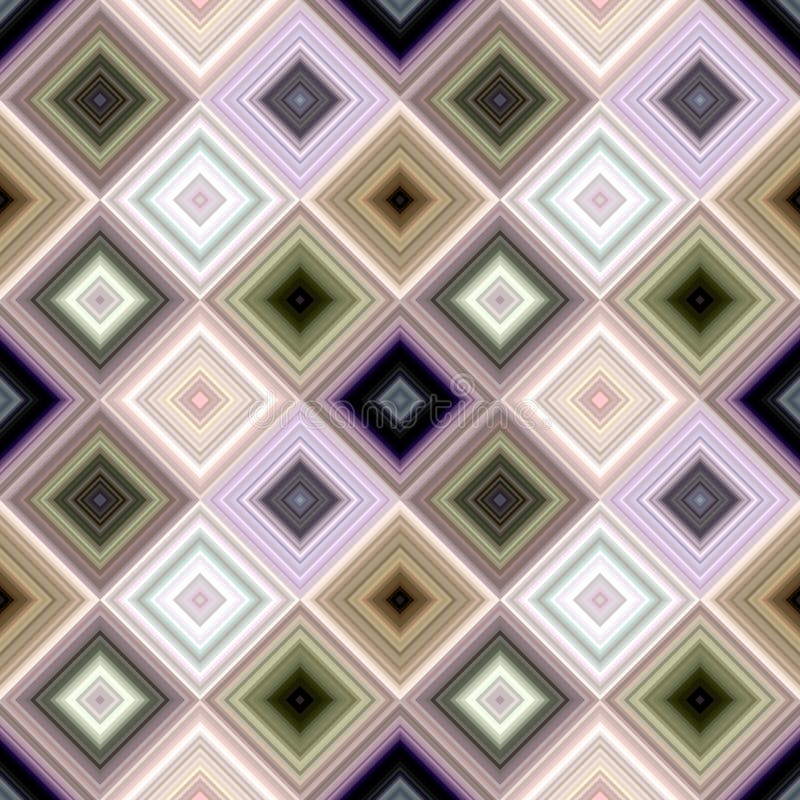 Seamless Diagonal Square Mosaic Tile Pattern Background - Vector ...