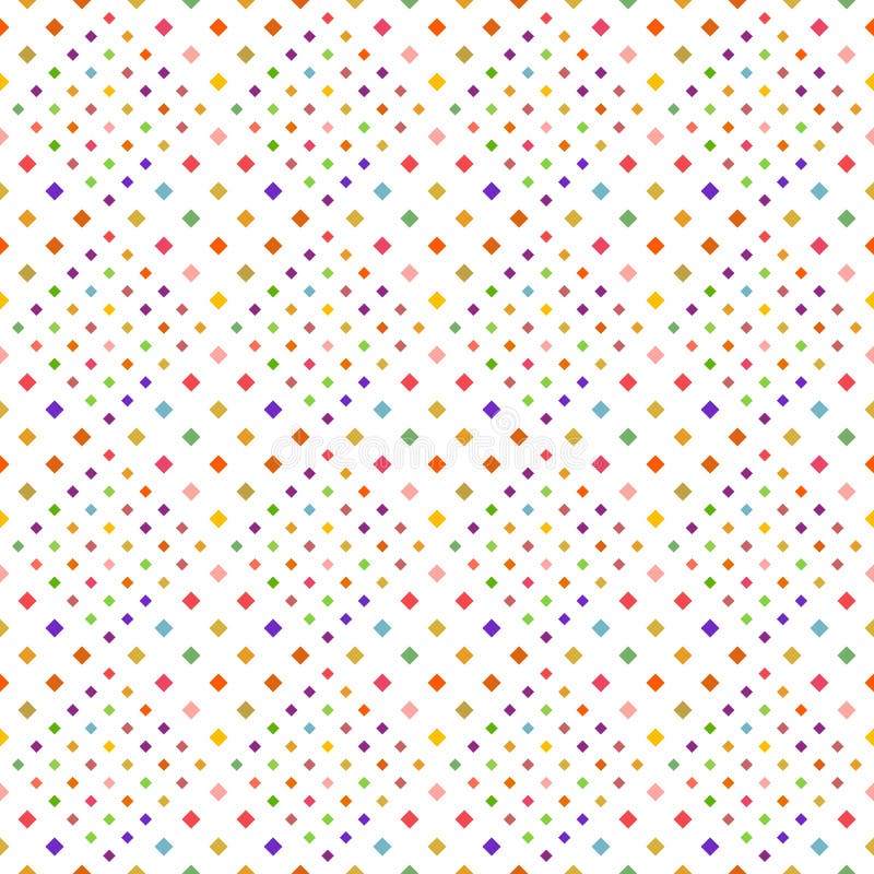 Seamless Diagonal Square Pattern Background - Multicolor Vector Design ...
