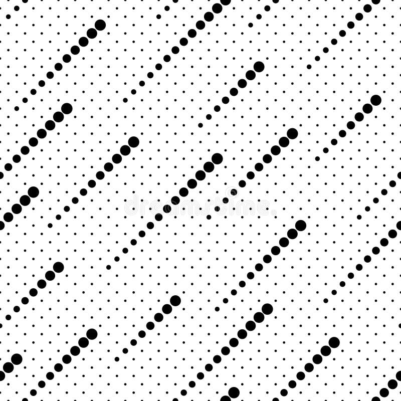 Seamless Diagonal Stripe and Circle Pattern Stock Vector - Illustration ...