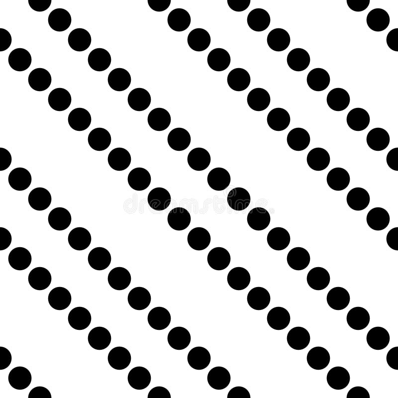 Seamless Diagonal Stripe and Circle Pattern Stock Vector - Illustration ...