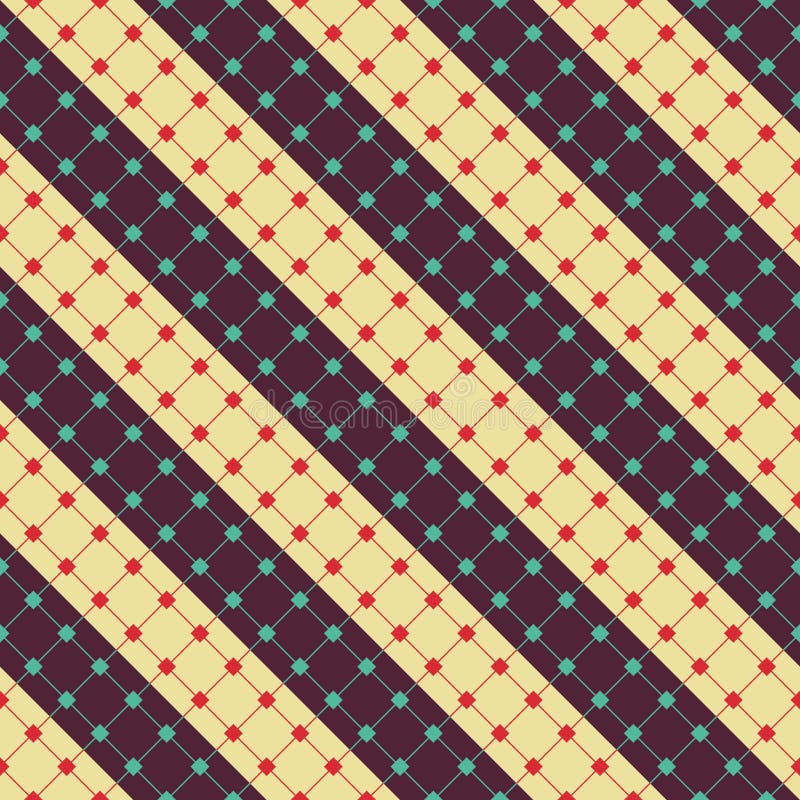 Seamless Diagonal Stripe Pattern Stock Vector - Illustration of pattern ...