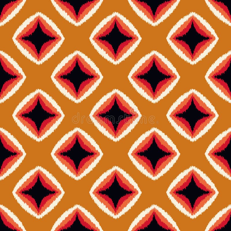 Seamless Diamond Circle Colorful Pattern Stock Vector - Illustration of ...