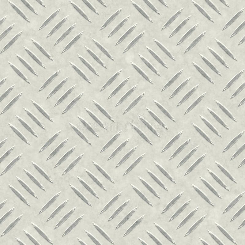 A Seamless Diamond Metal Plate Texture Stock Illustration ...