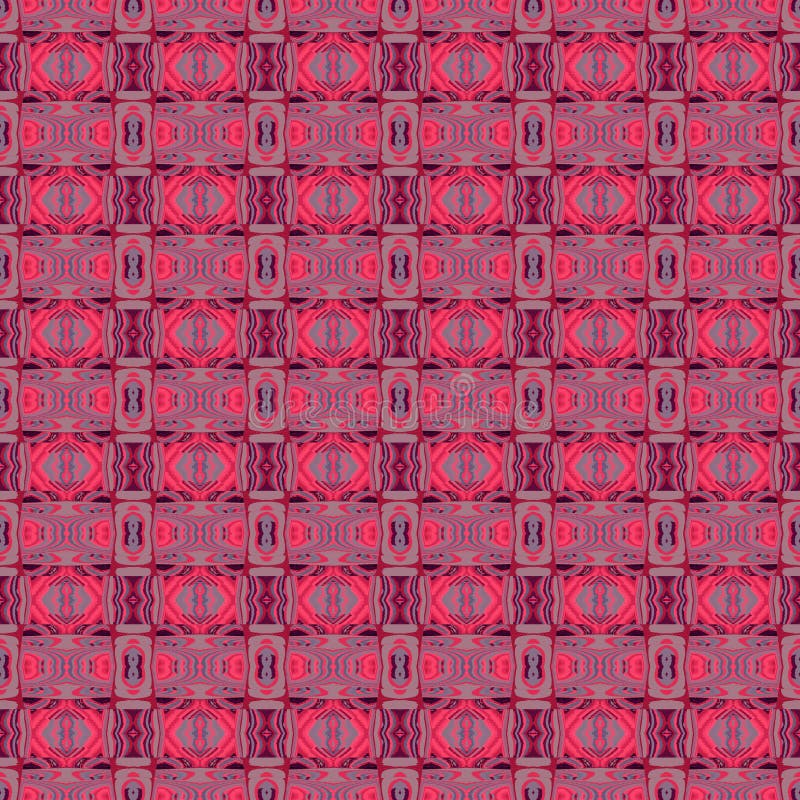 Seamless Regular Diamond Pattern Red Brown Gray Stock Illustration ...