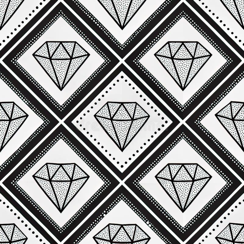 Seamless Diamond Patterns: Geometric Vector Design Prompts Stock ...