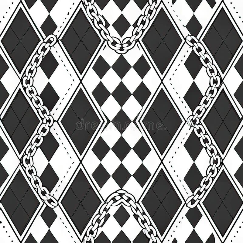 Seamless Diamond Patterns: Geometric Vector Design Stock Illustration ...