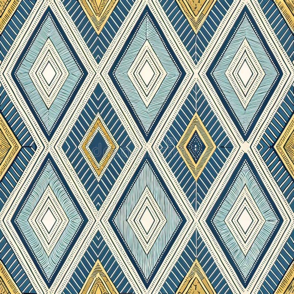 Seamless Diamond Patterns: Geometric Vector Design Prompts Stock ...