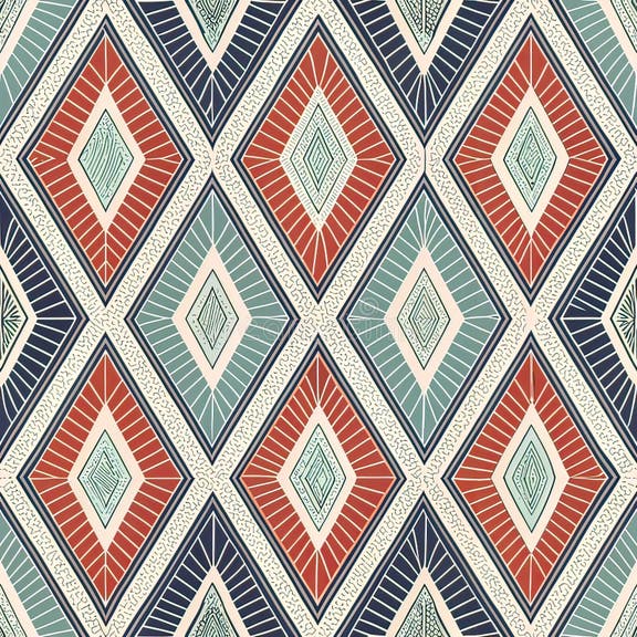 Seamless Diamond Patterns: Geometric Vector Design Prompts Stock ...