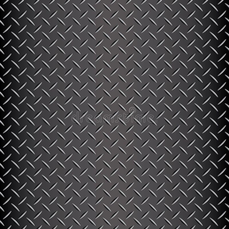 Diamond Plate Metal Seamless Texture Stock Illustration - Illustration ...