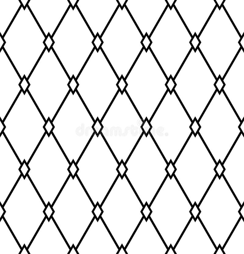 Seamless Diamonds Pattern. Geometric Latticed Texture Stock Vector ...